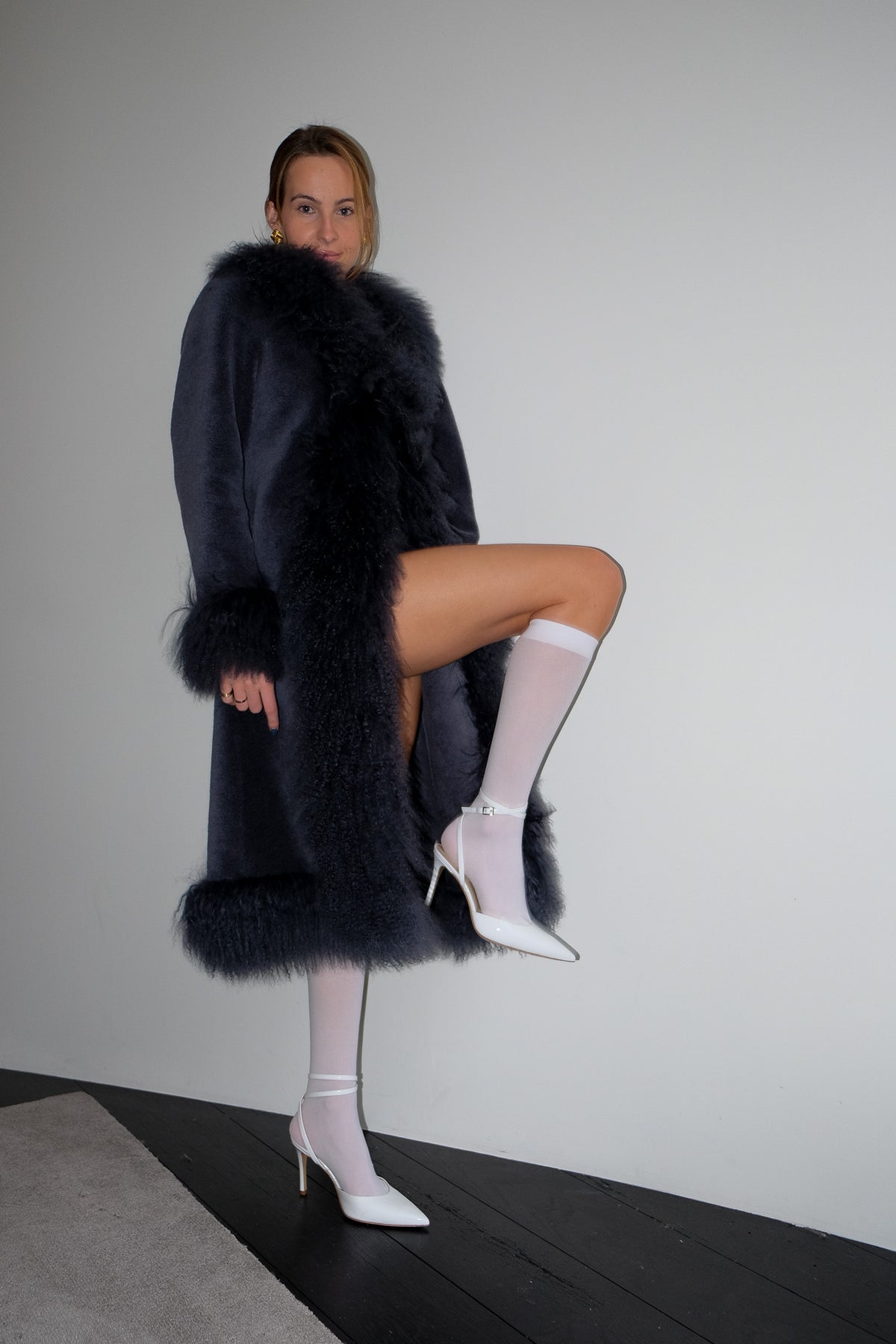 Iris Patent White Pump